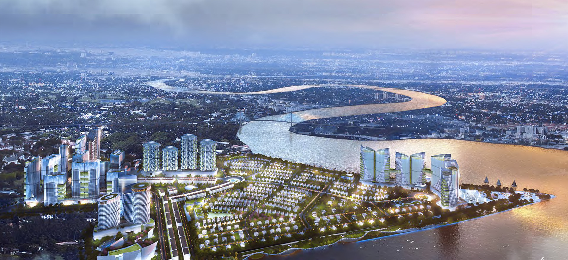 Dự án SAIGON PENINSULA - Công viên Mũi đèn đỏ | VivaLand